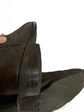 Ariat | Shoes | Ariat Square Toe Brown Leather Rambler Cowboy Western ...